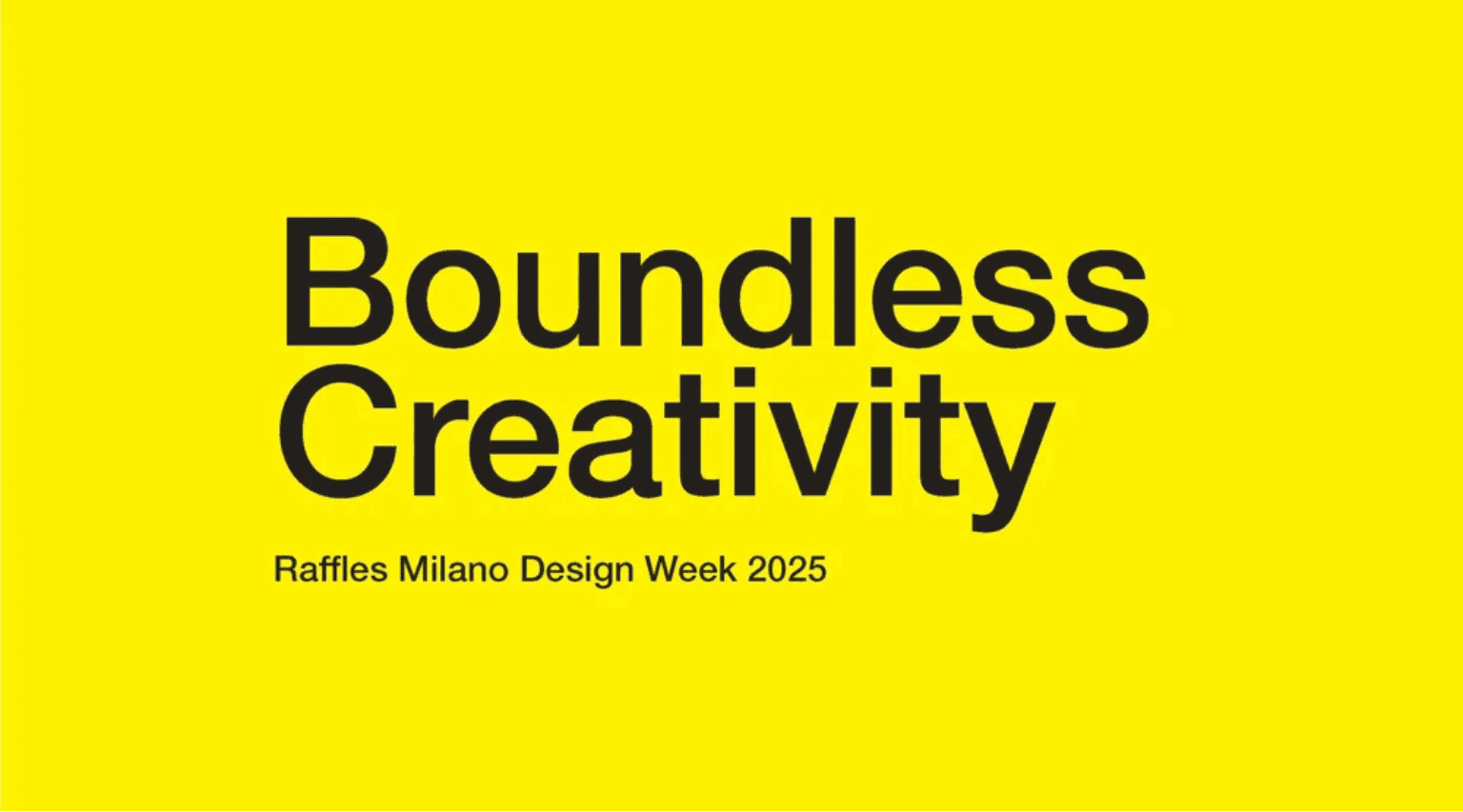 Design Week 2025 - Raffles Milano